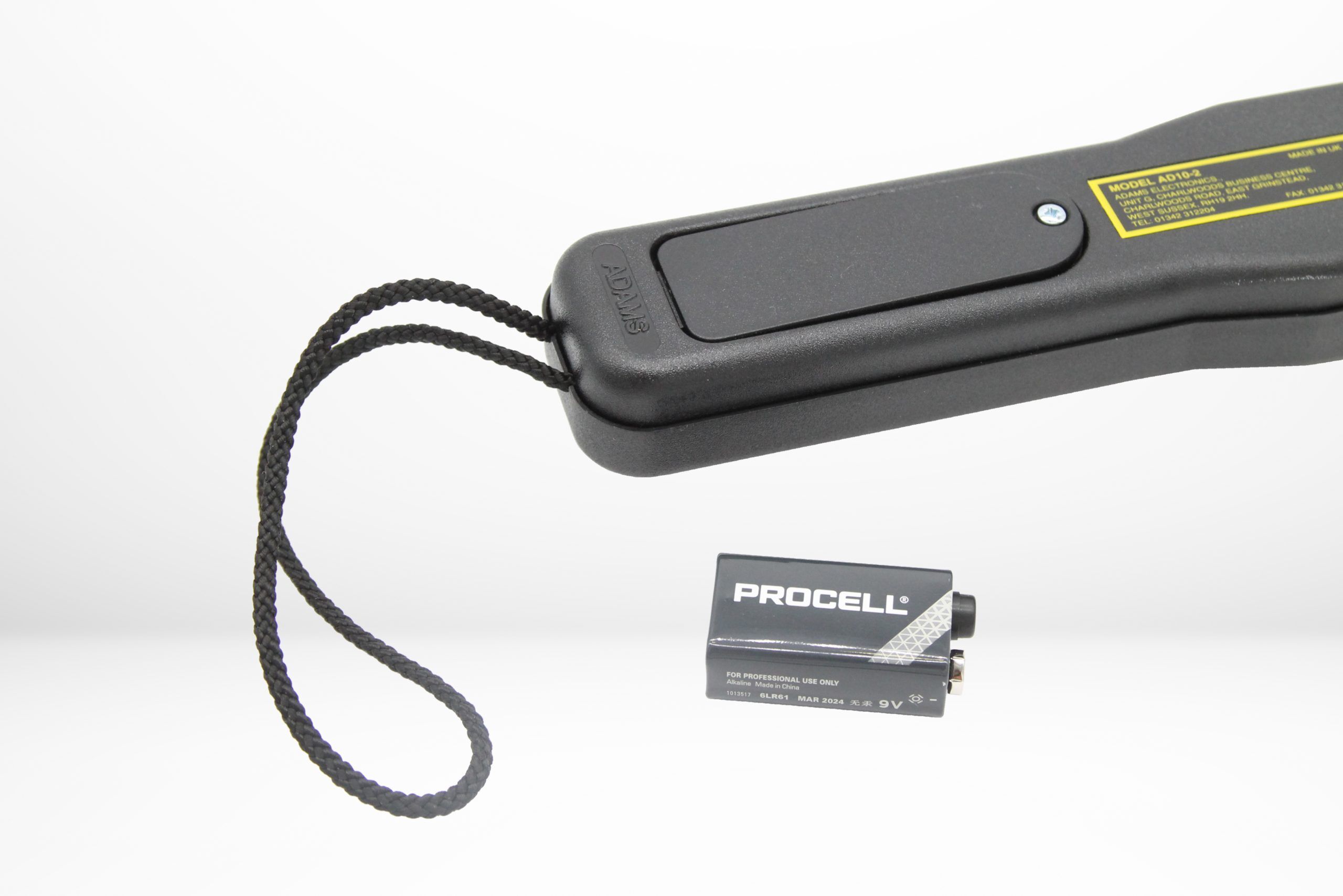 Adams AD10-2 | Hand Held Security Metal Detector | Long Lasting