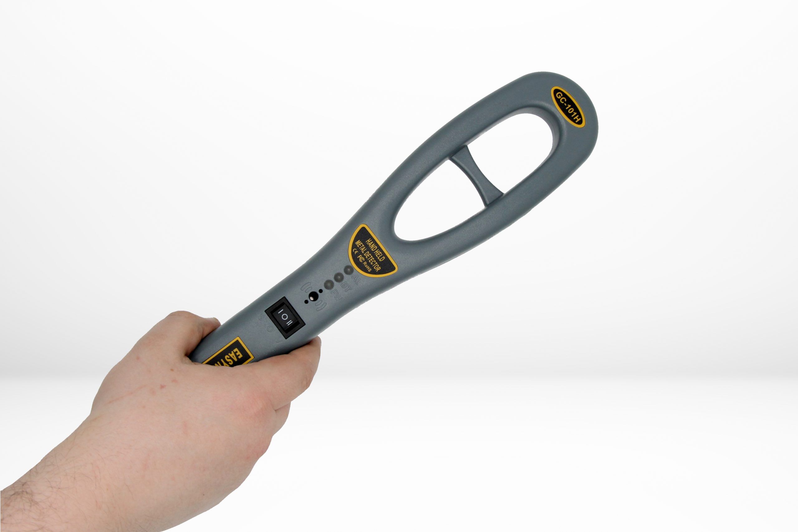 Hand Wand Metal Detector Super Wand Hand Held Metal Detector, 10 Meter